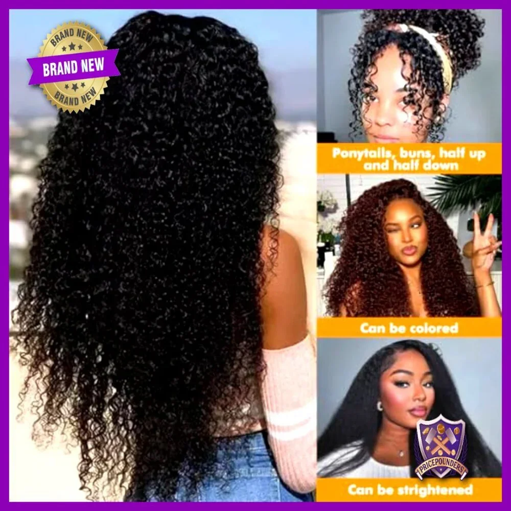 Accessories | Kinky Curly Human Hair Bundles 10 Virgin Brazilian Weave ...